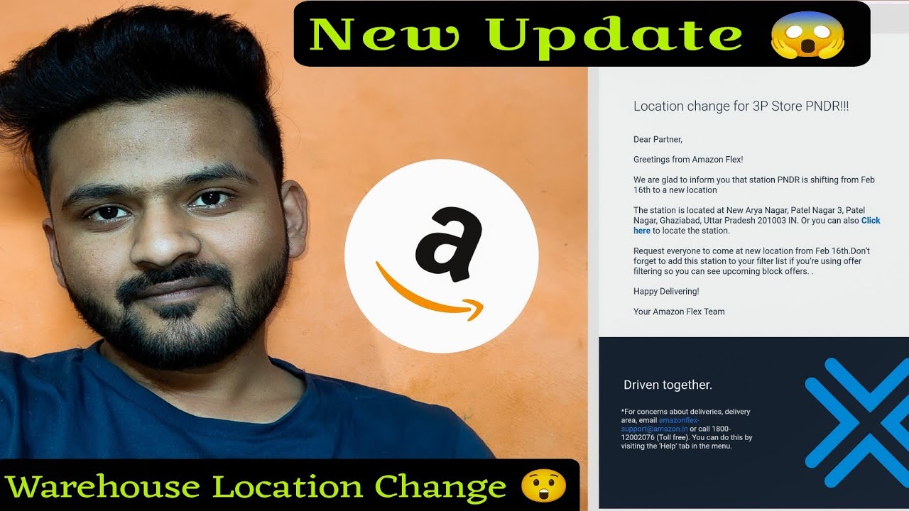 Warehouse Location Change || Amazon New Update Pickup Location Change ...