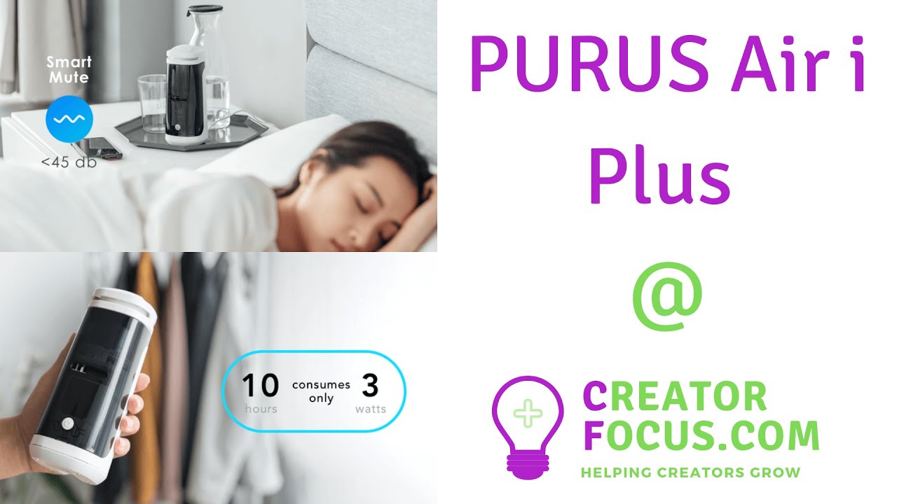 Your Personal Air Quality Guardian - PURUS Air i Plus - YouTube