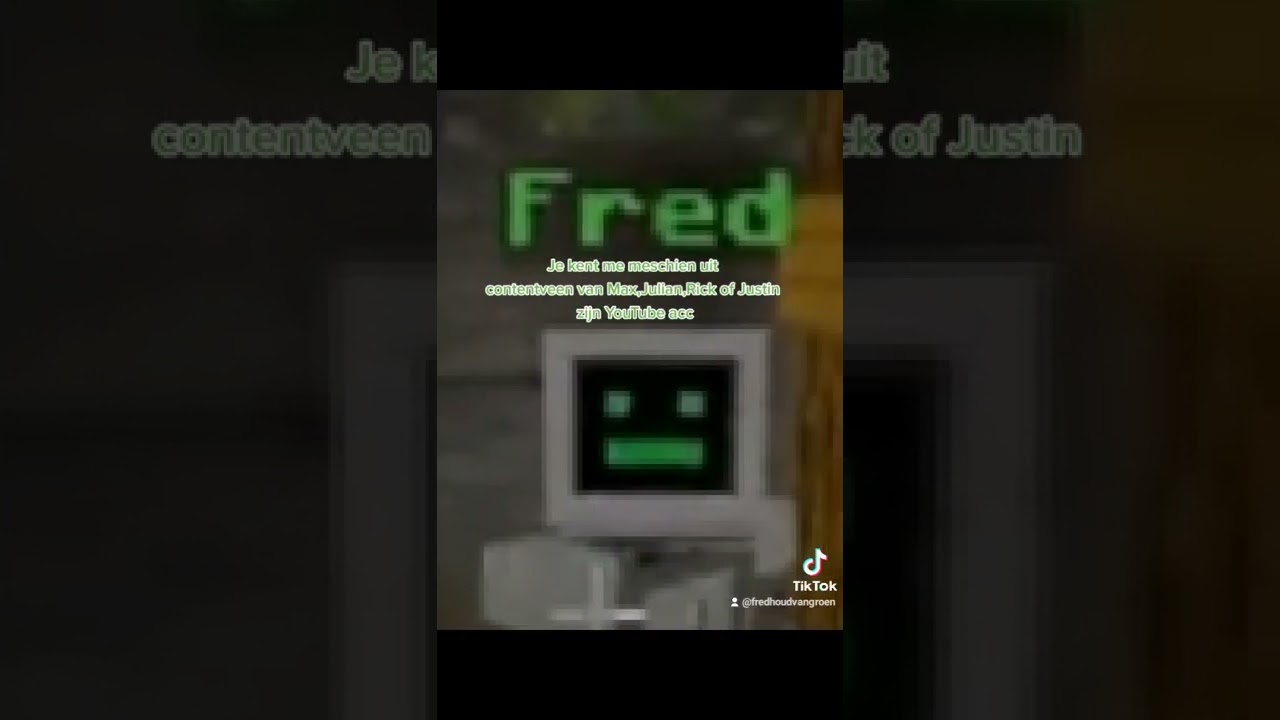 Ik ben Fred..... #groen💚 #Fredhoudvangroen💚💚💚 #TEAMGROEN💚 - YouTube