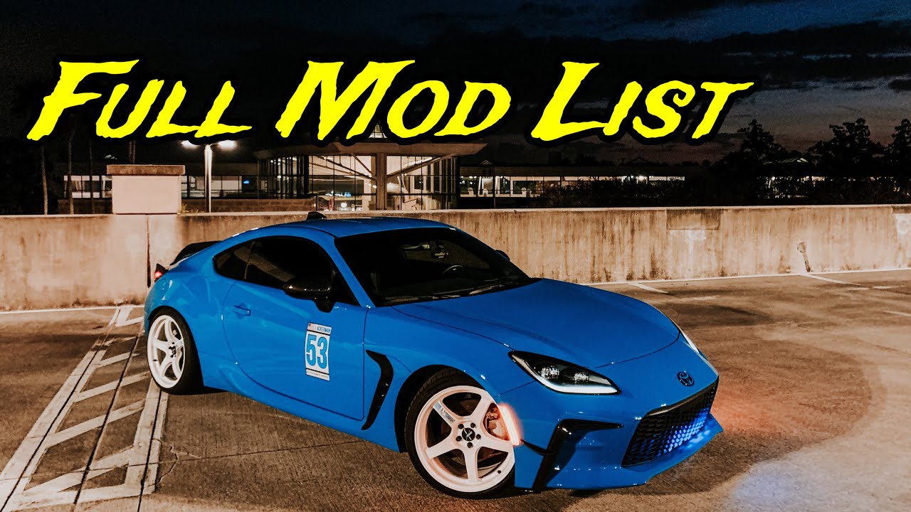 Entire Build/Mod List Of My GR86 - YouTube