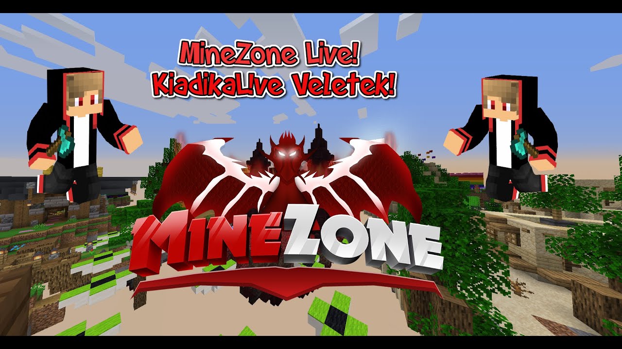 🎮 MineZone Live! 10 feliratkozóként 250 érme sorsolás!🎮| KisadikaL!ve ...