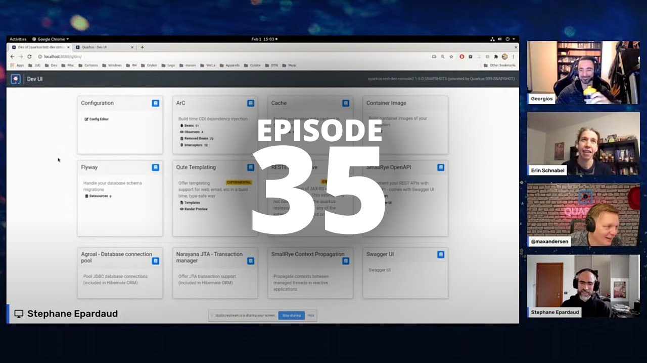 Quarkus Insights 35 Quarkus Dev Ui Youtube
