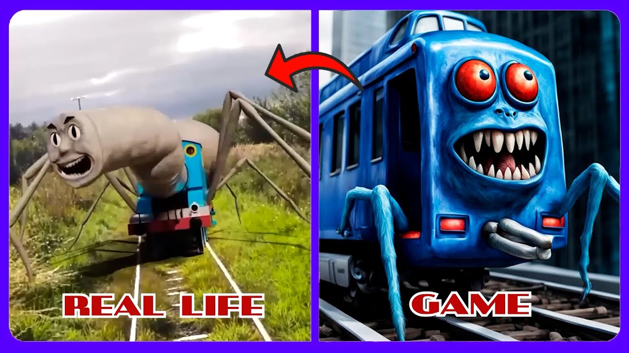 Spider Thomas Monster In Real Life | All Eat Monster | Guess The ...