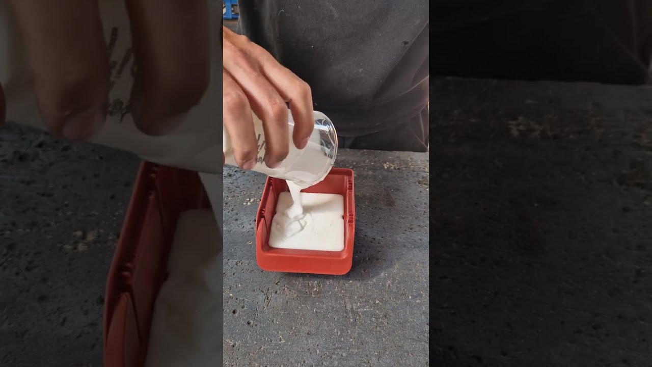 gips mal maken van silicone - YouTube