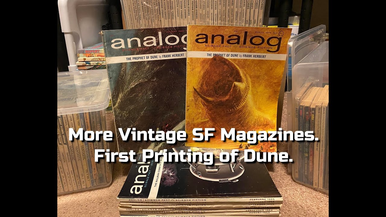 More Vintage SF Magazines | First Printing of Dune - YouTube