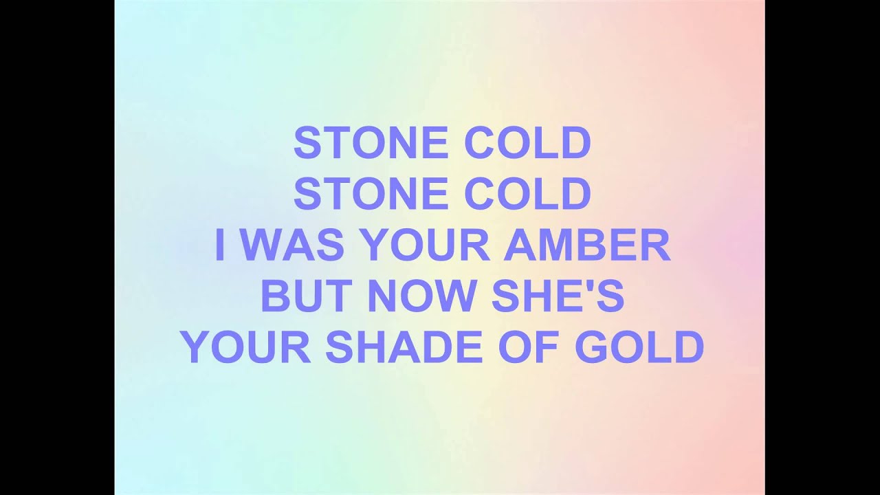 Stone Cold (Demi Lovato Lyric) - YouTube