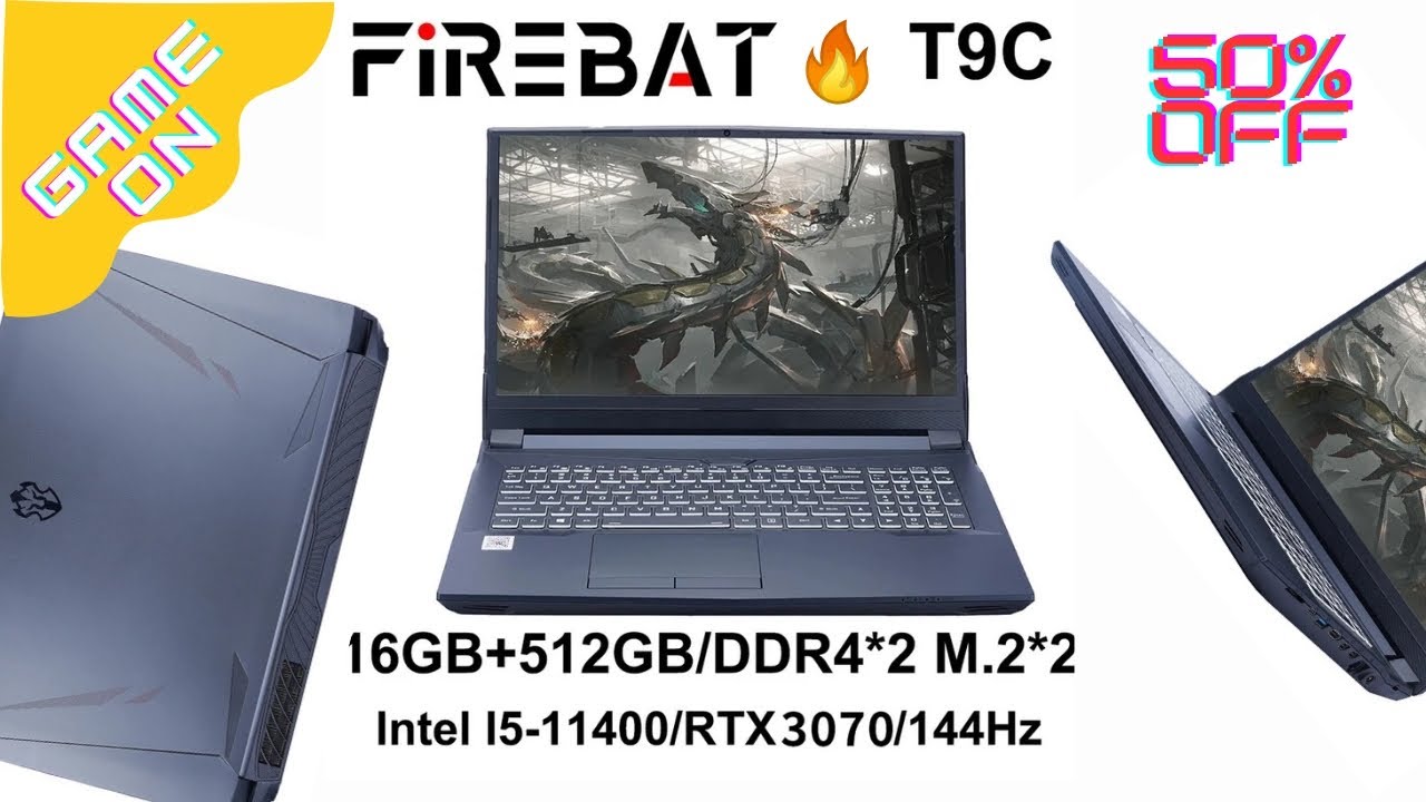 50% Off FIREBAT Gaming Laptop - YouTube