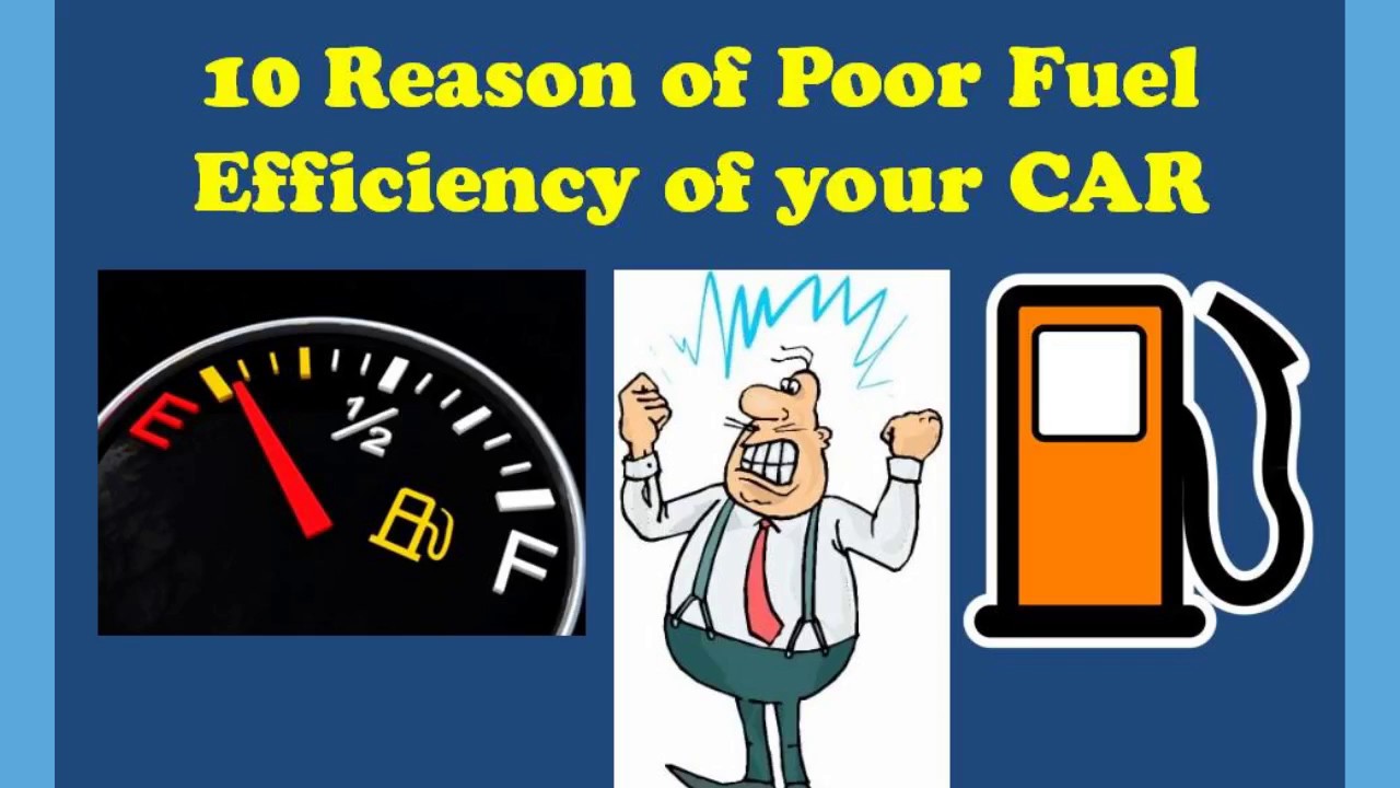 10 Reasons of poor fuel efficiency of your car - YouTube