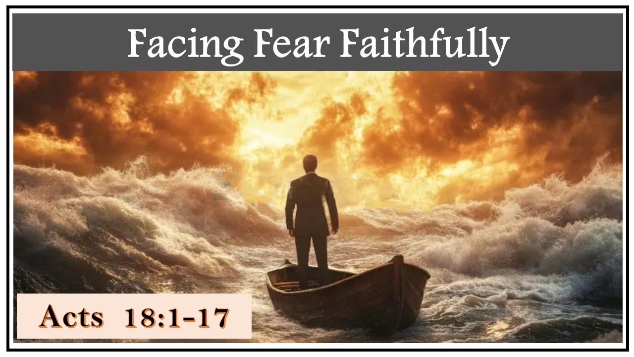 "Acts 18:1-17 Facing Fear Faithfully " | Indian Church of Christ ...