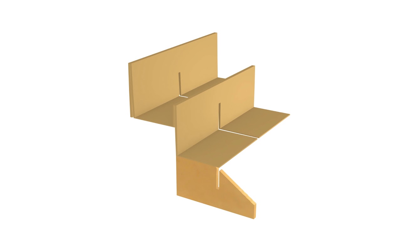 Assembly animation for Stand-Store four pocket display stands - YouTube