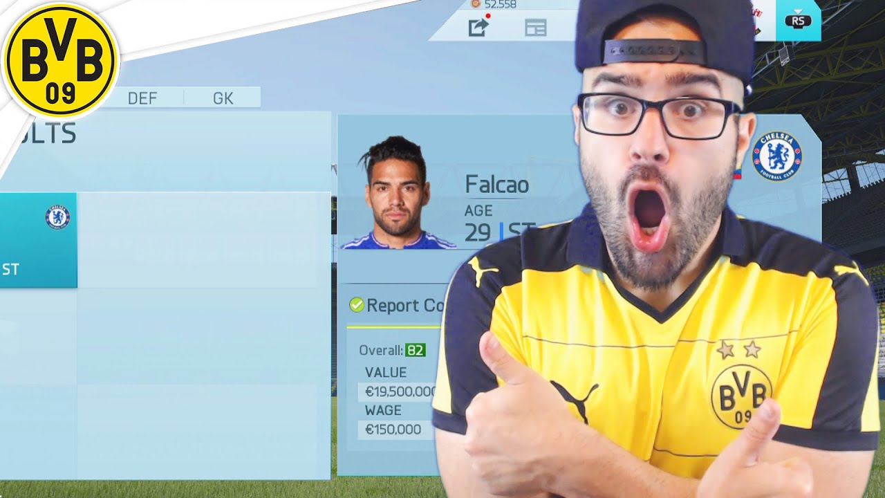 SIGNING A SUPERSTAR NUMBER 9! Dortmund FIFA 16 Career Mode #07 - YouTube