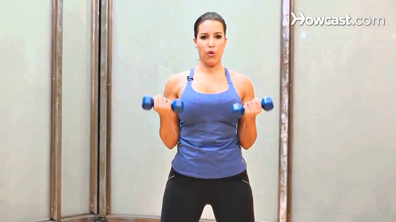 How to Do a Basic Curl Female Bodybuilding - YouTube