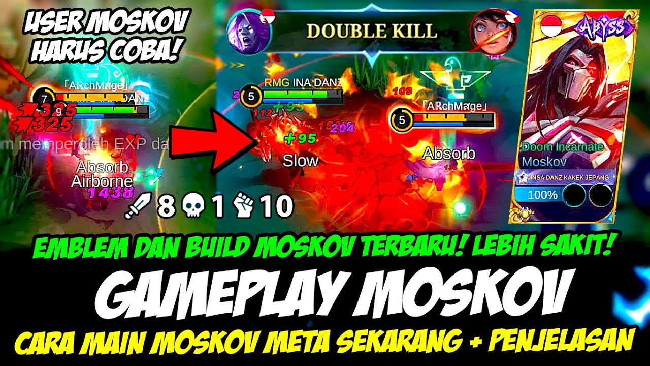 BUILD MOSKOV TERBARU + TERSAKIT CARA MAIN MOSKOV META SEKARANG TUTORIAL ...