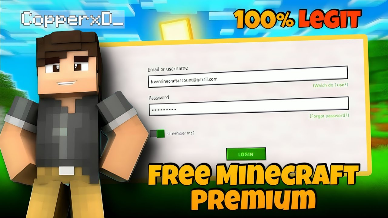 HOW TO GET MINECRAFT PREMIUM ACCOUNT 🤔 - YouTube