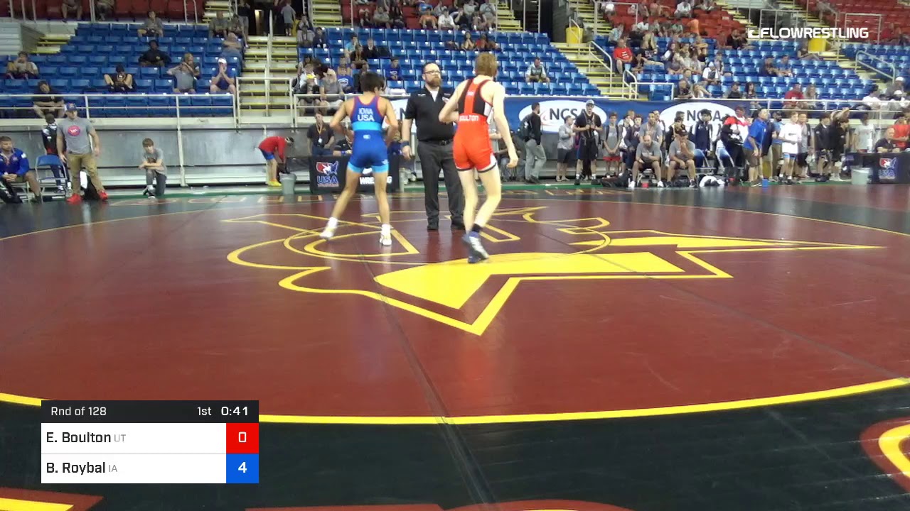 113 Lbs Rnd Of 128 Ethan Boulton Utah Vs Bailey Roybal Iowa - YouTube