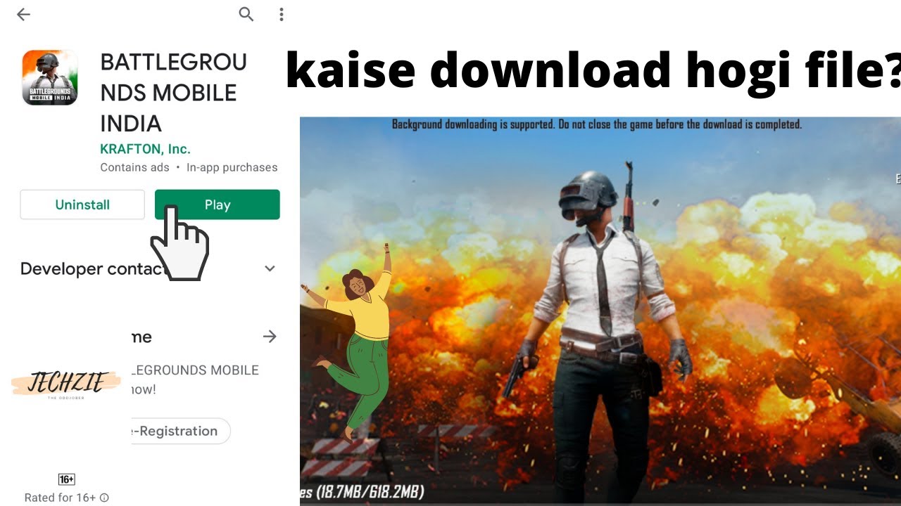 BGMI Intro + Gameplay(PUBG) | How to download PUBG| How to download ...