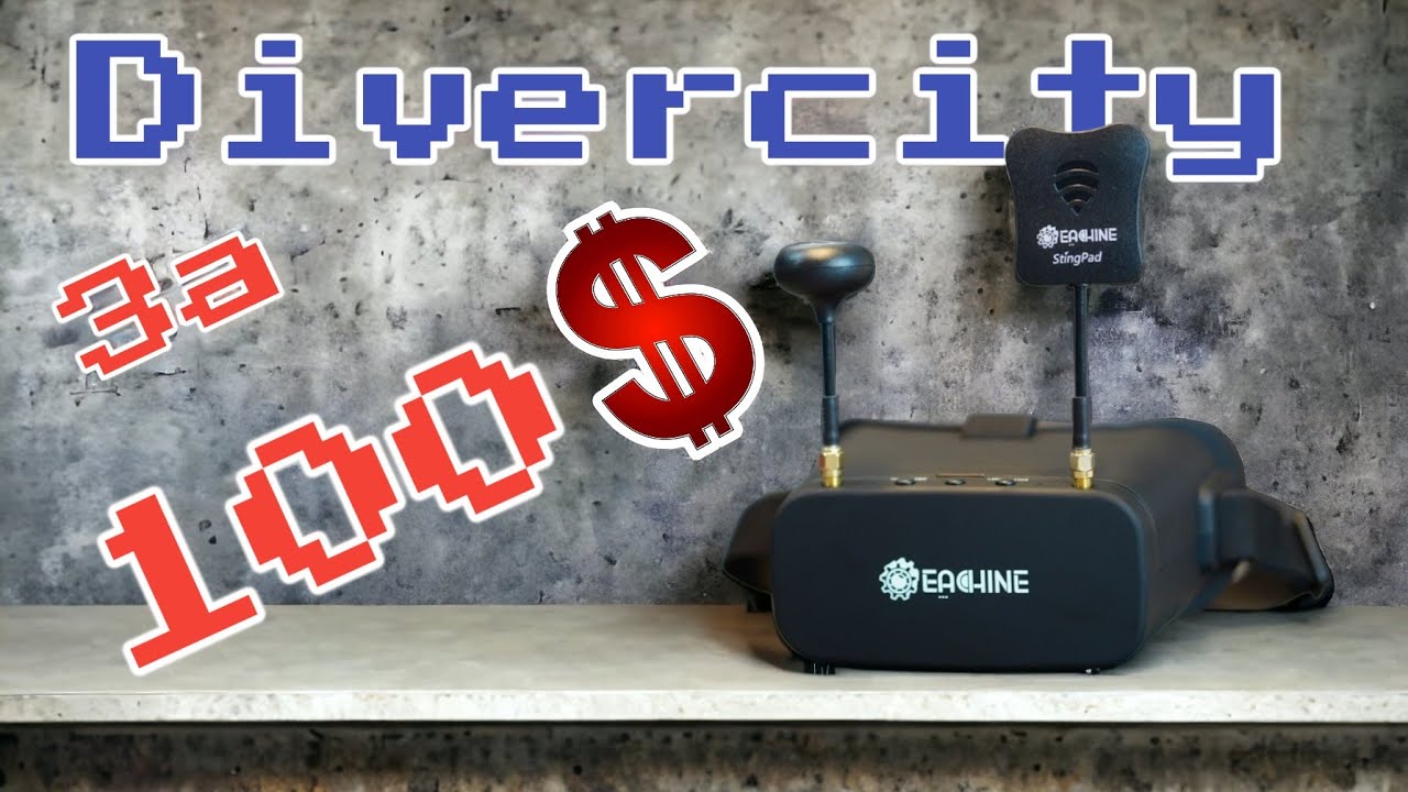Обзор Eachine ev800dm - аналоговый FPV шлем. Разбор и тест. - YouTube