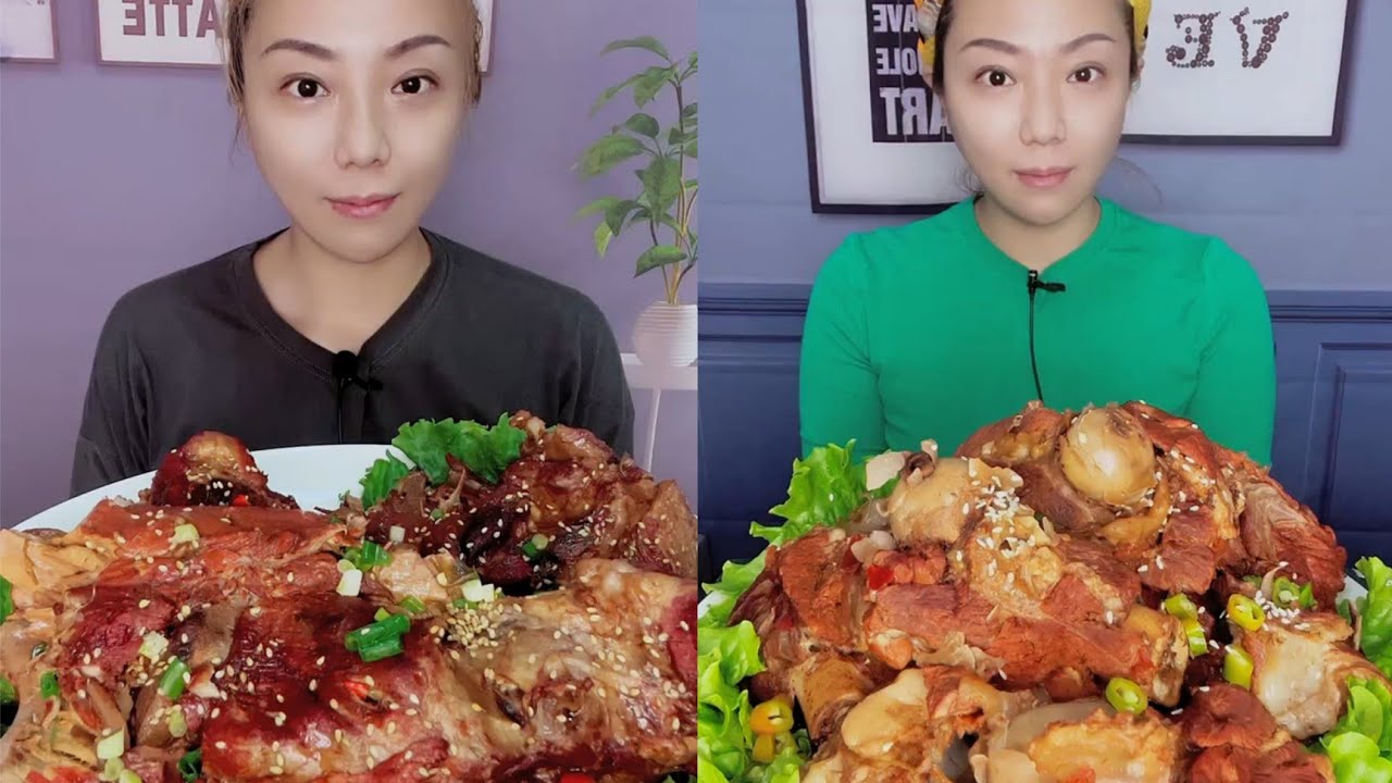 ASMR DAILY | Braised Pork Mukbang | 돼지고기찜 먹방 | ബ്രെയ്സ്ഡ് പോർക്ക് ...