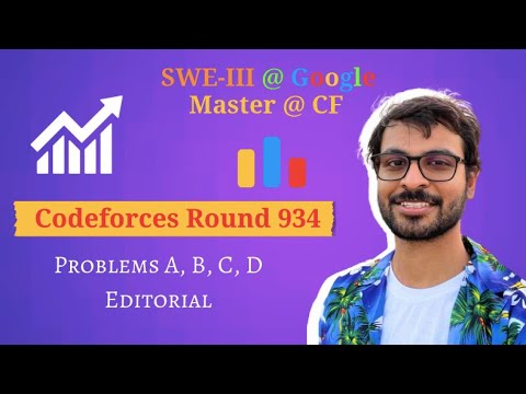 Codeforces Round 934 Problems A to D Editorial | Live coding - YouTube