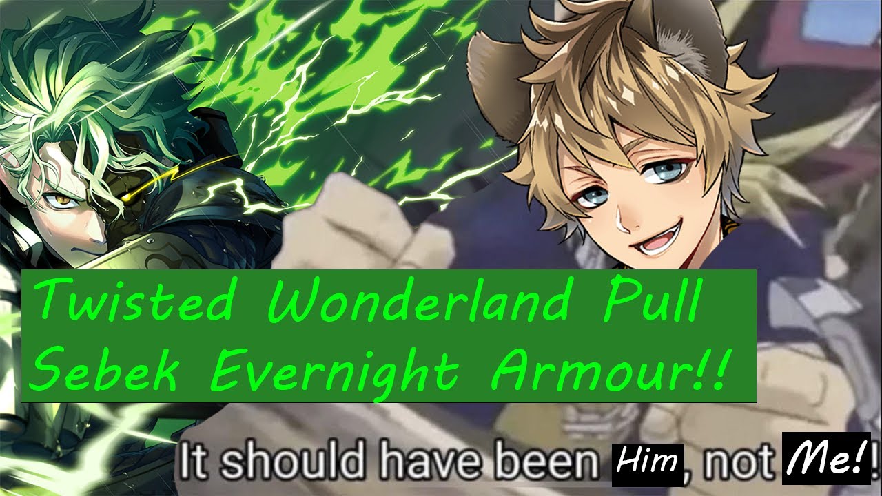 It should have been him!! - Twisted Wonderland EN Sebek Evernight Armor ...