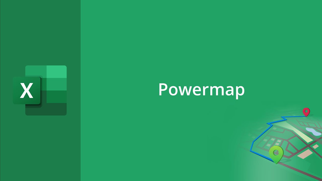 MS Excel - Powermap - YouTube