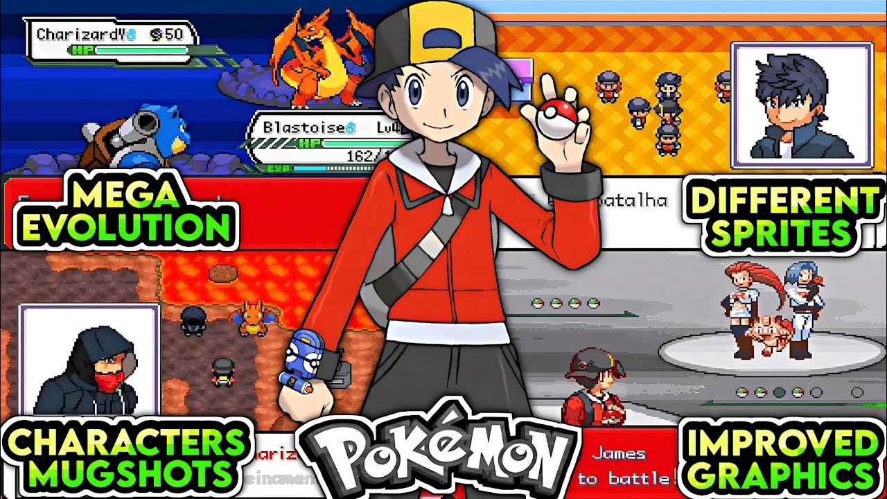 Pokemon GBA ROM Hack with Mega Evolution, New Region, All Alola Forms ...