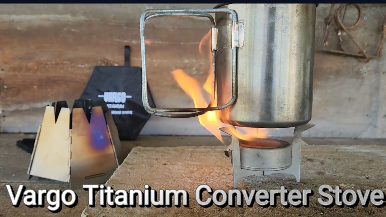 Vargo Titanium Converter Stove - YouTube