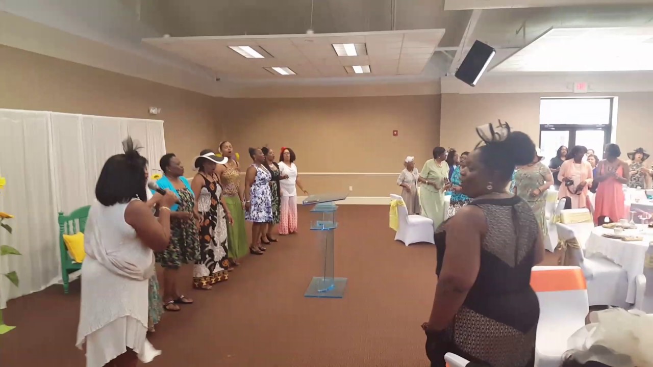 Women's Ministry Tea Party 2017 - a sneak peek at the P&W - YouTube