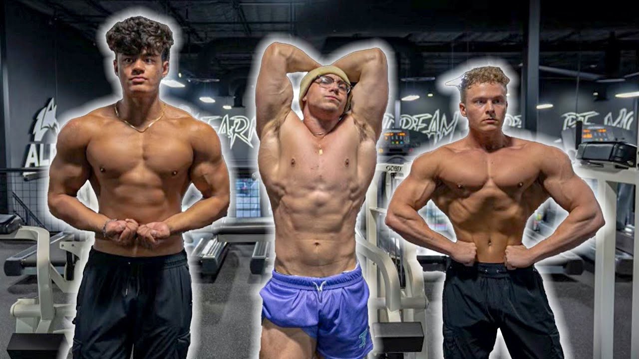 CHEST WORKOUT WITH FRIENDS | ft. Soosh + Weston - YouTube