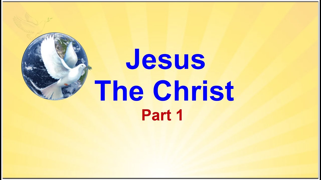 Edgar Cayce - Jesus the Christ - Part 1 - YouTube