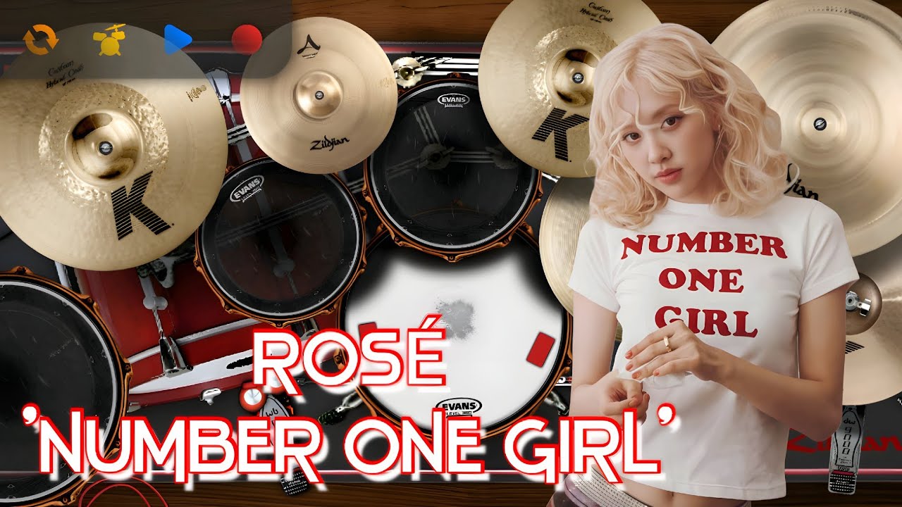ROSÉ - number one girl Drum Cover - YouTube