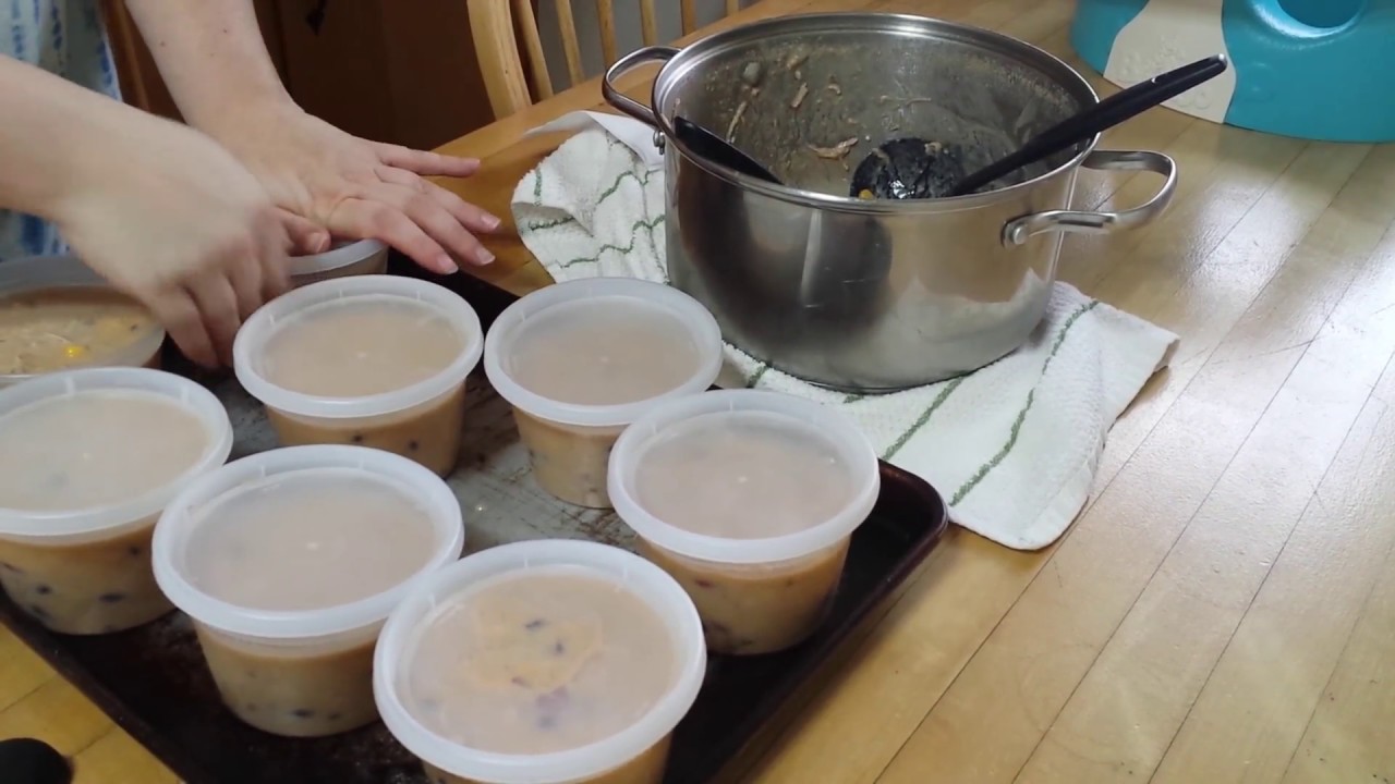 How to package individual soups for the freezer! - YouTube
