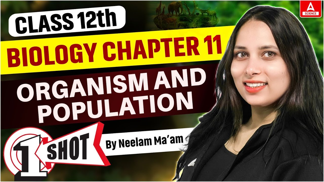 Organism and Population One Shot | Class 12 Biology Chapter 11 | Board ...