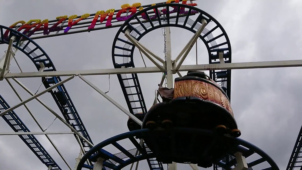 Crazy Mouse Ride At Funderworld Theme Park, Bristol, April 2019 - YouTube
