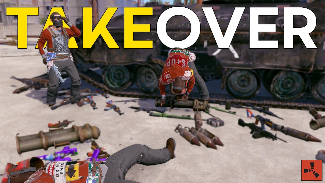 Rust - TAKING OVER LAUNCH SITE IN RUST - YouTube