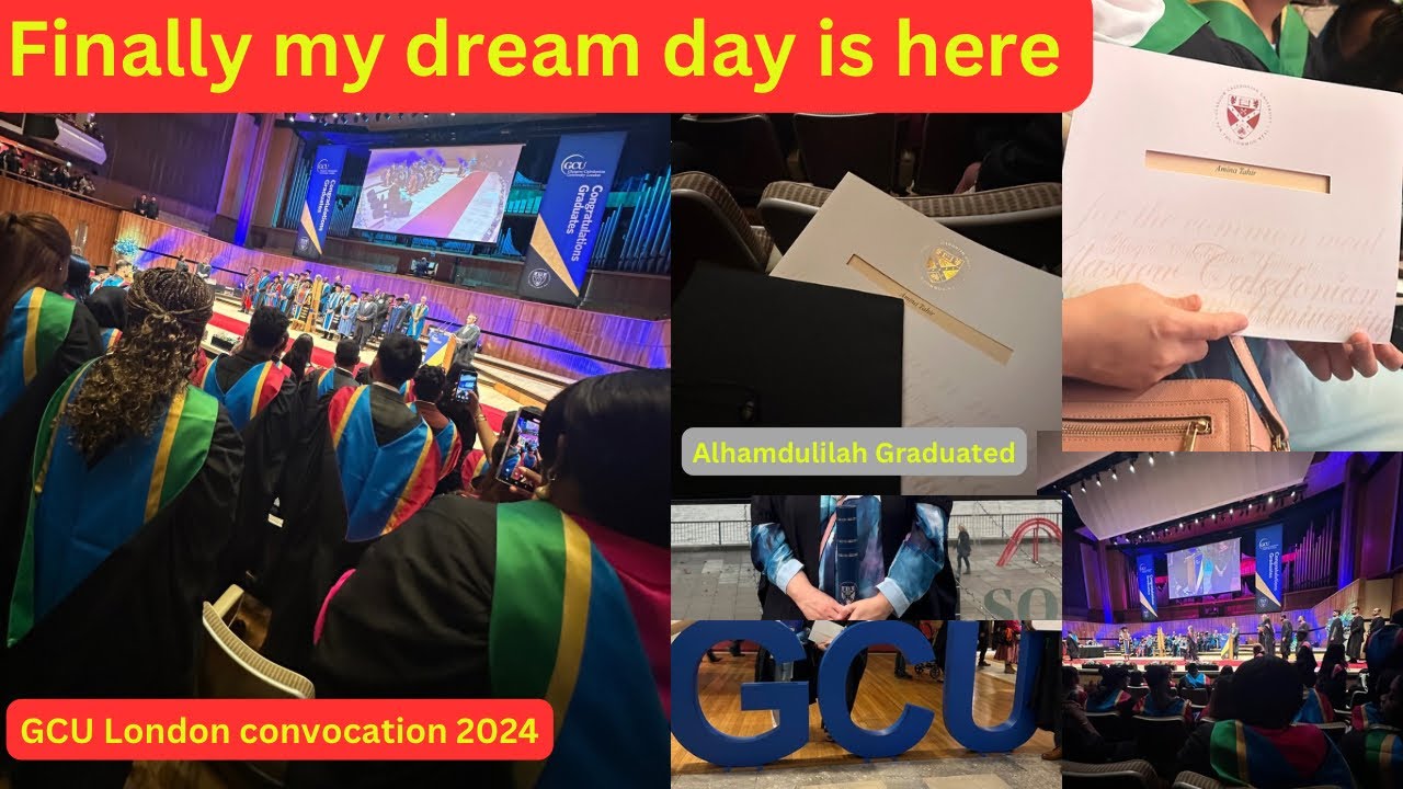 My graduation ceremony | Mph from GCU London | Biggest day of my life ...