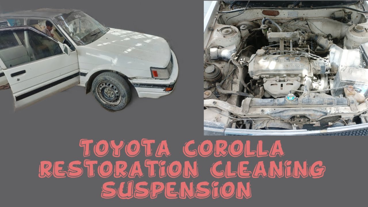 Toyota Corolla restoration cleaning suspension detailing shikarpur ...