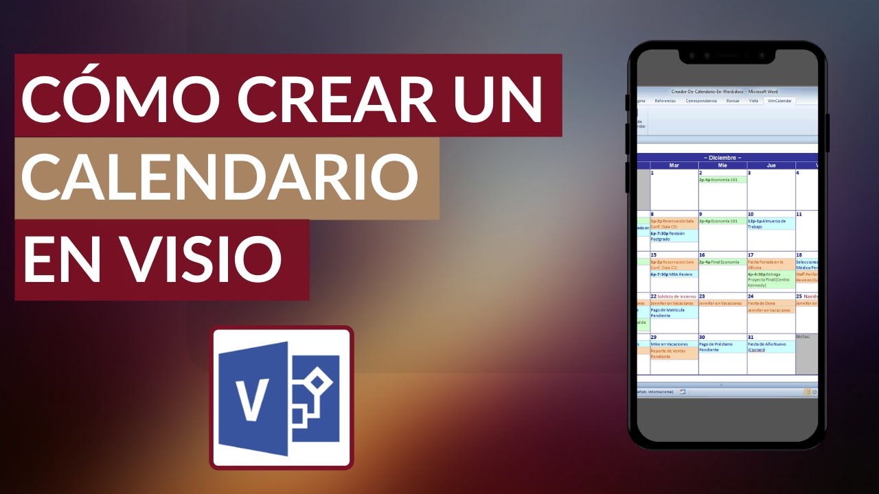 Cómo Crear o Configurar un CALENDARIO en Visio en Pocos Pasos - YouTube