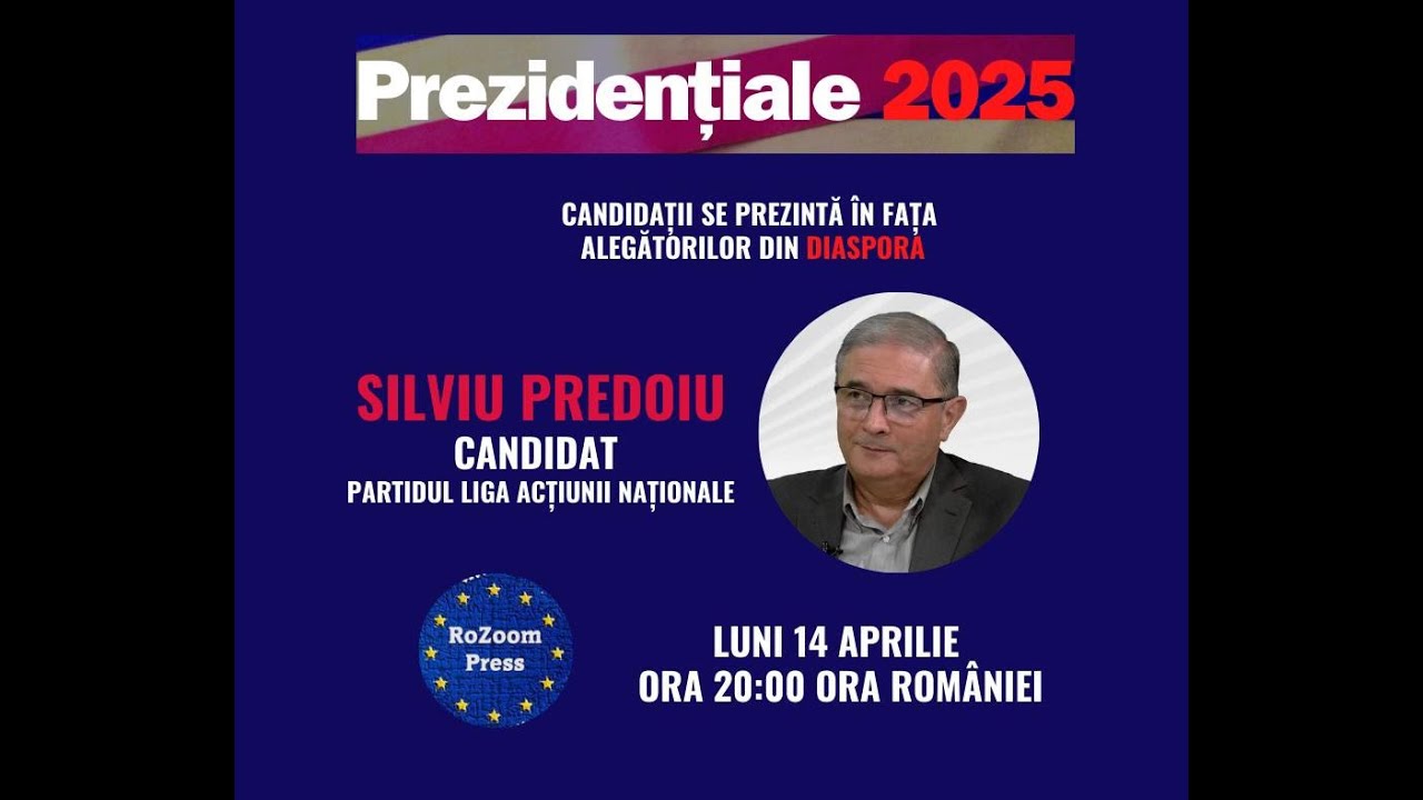 Prezidențiale 2025: Silviu Predoiu despre: diaspora, raportul ...