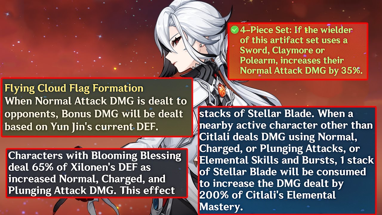 Arlecchino With All The Normal Attack Buffs - YouTube