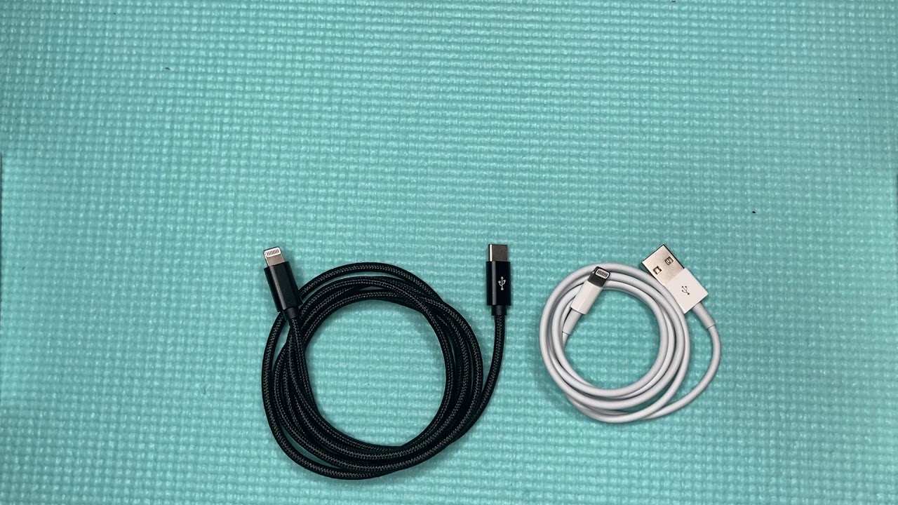 iPhone cables explained | USB-C to Lightning fast charging cable - YouTube