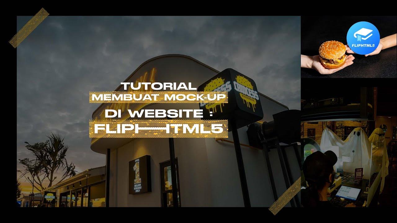 TUTORIAL MEMBUAT MOCK-UP DESAIN DI WEBSITE FLIPHTML5 - YouTube
