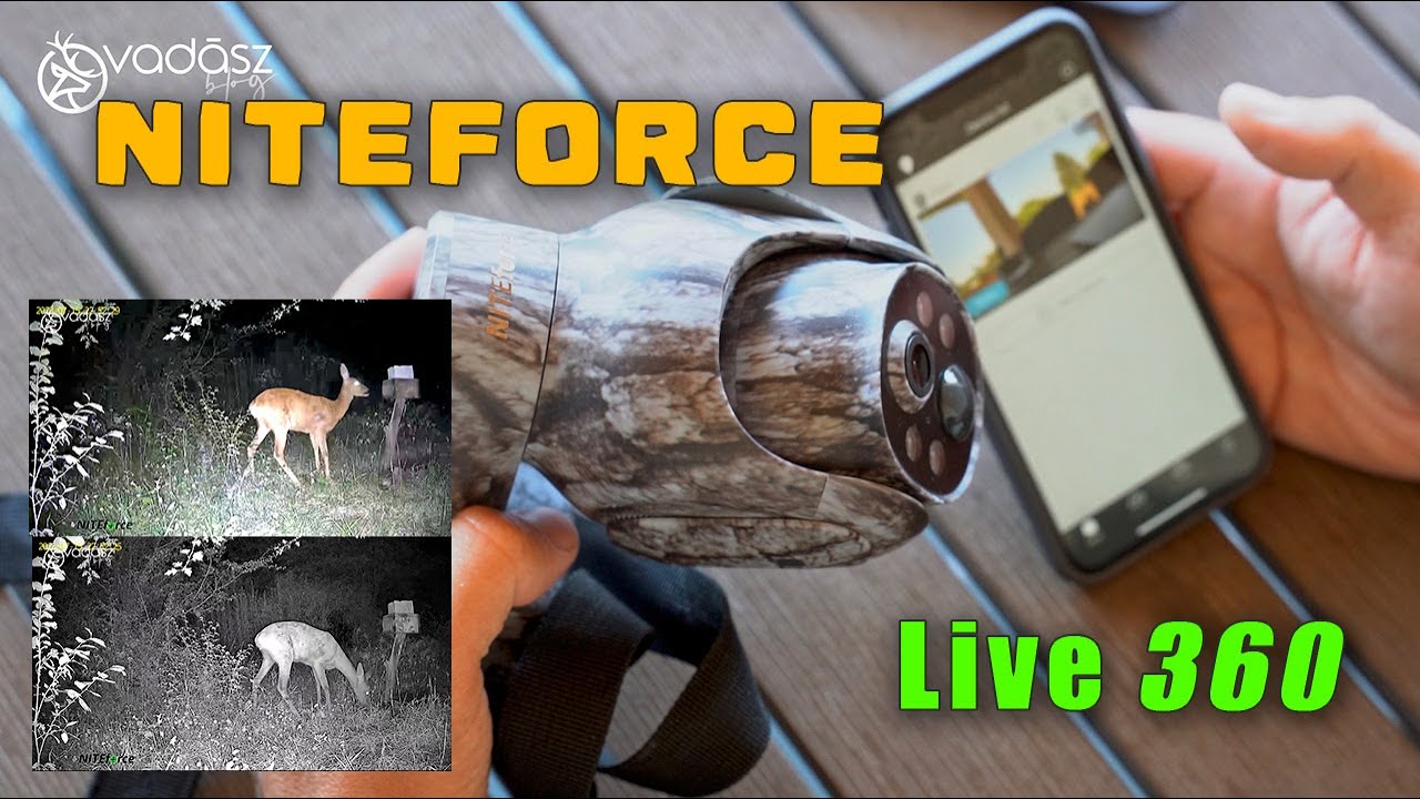 A vadkamerák új generációja: Niteforce Live 360 - YouTube