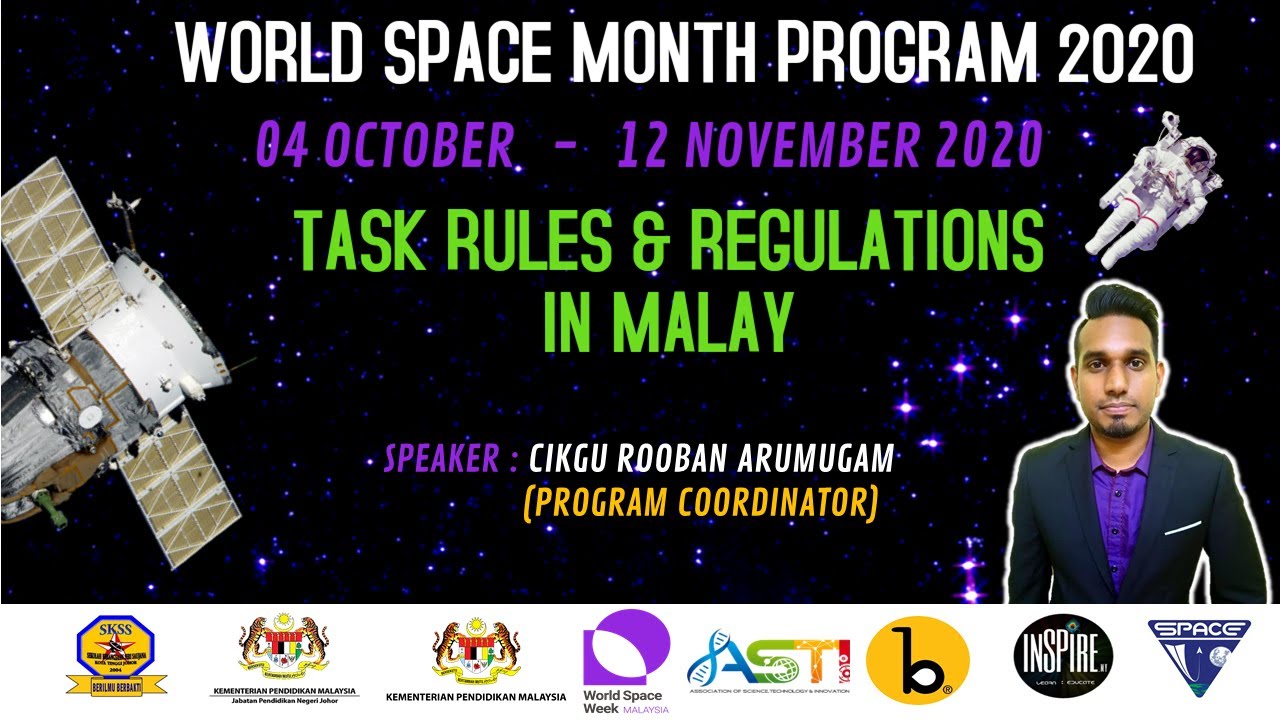 PENJELASAN PROGRAM WORLD SPACE MONTH #WSM2020 #WSM2020 #SPACEWEEK - YouTube
