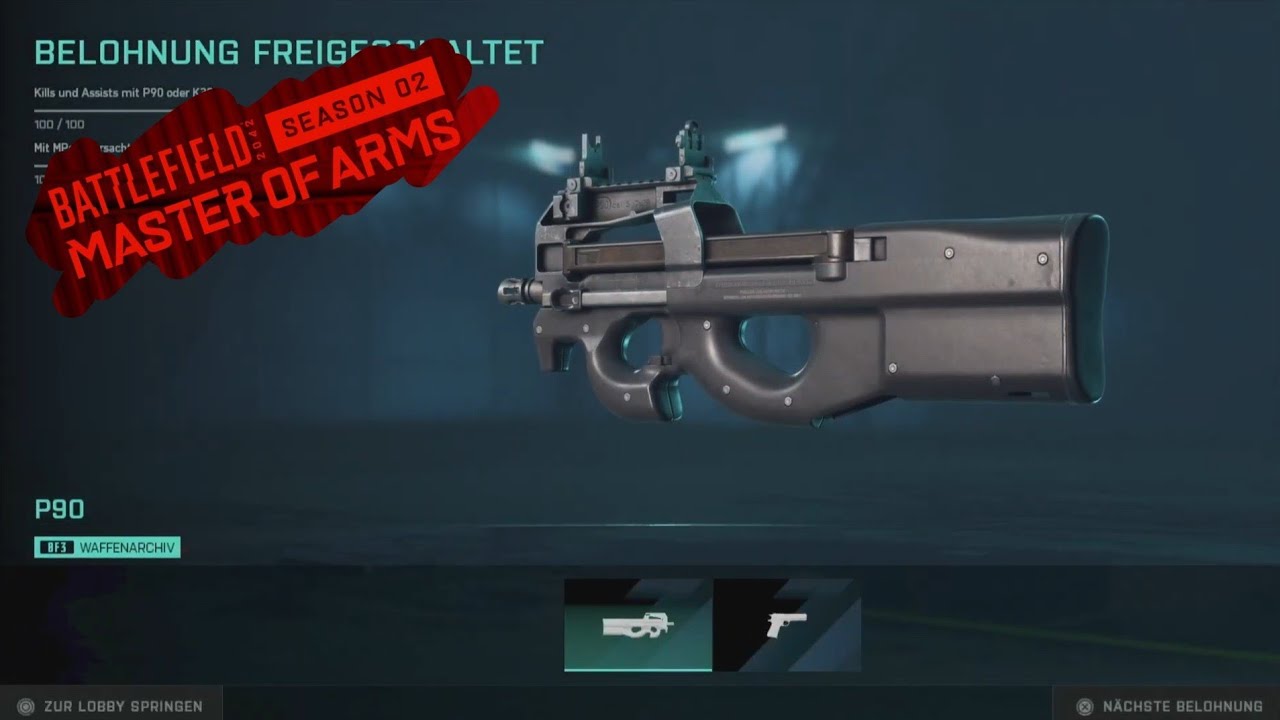 Battlefield 2042 - P90 Easy Unlocked in 20 minutes - YouTube