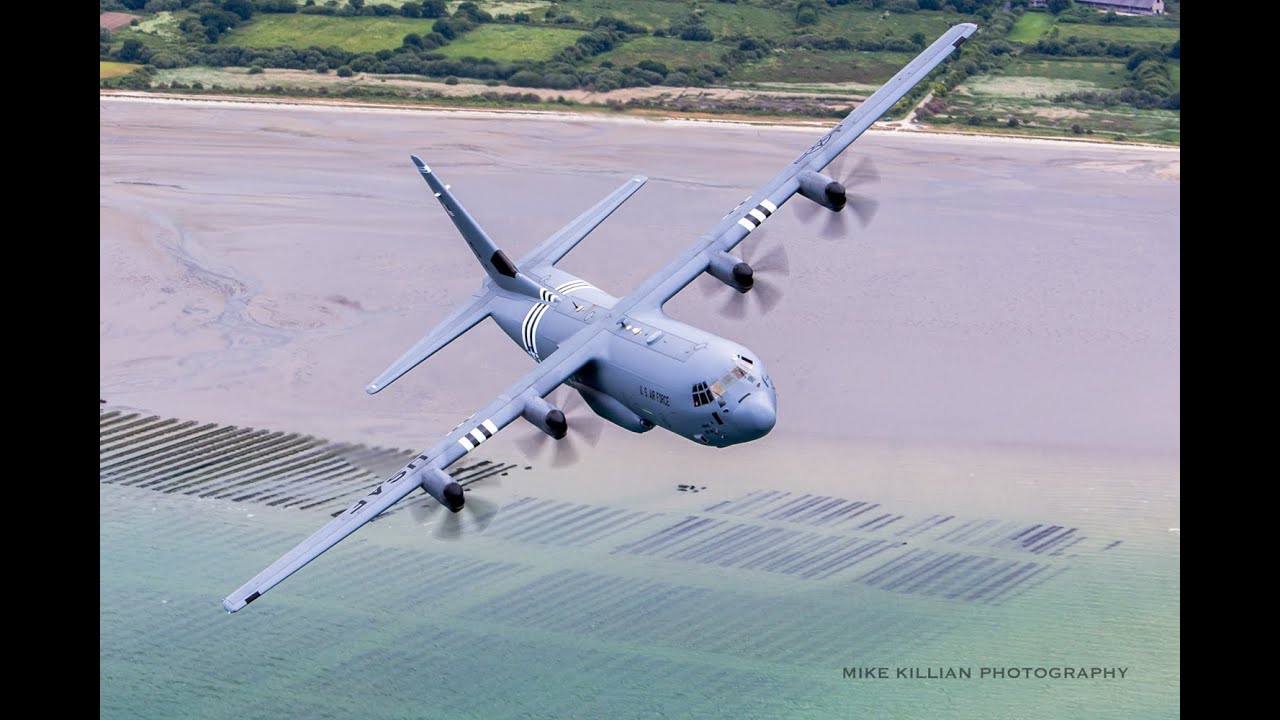 Flying with USAF Over Normandy for D-Day 75 - YouTube
