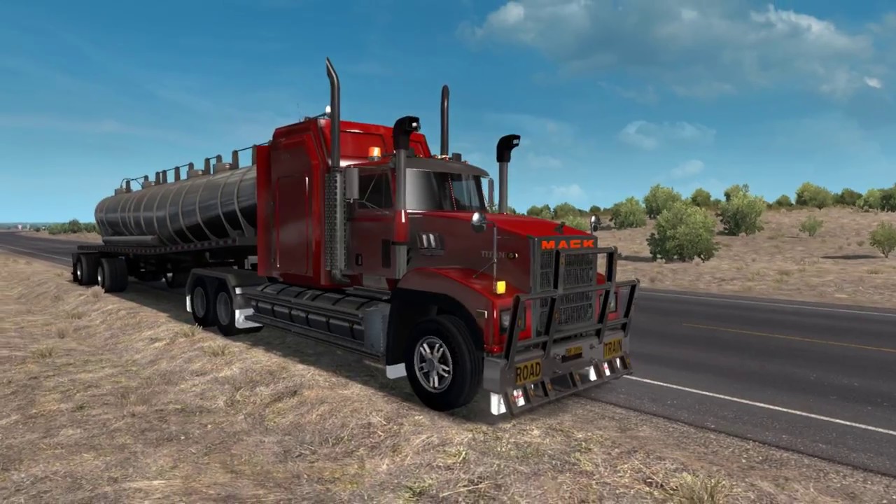 [ATS Mod] Mack Titan v 3.1 (Test on 1.29) - YouTube