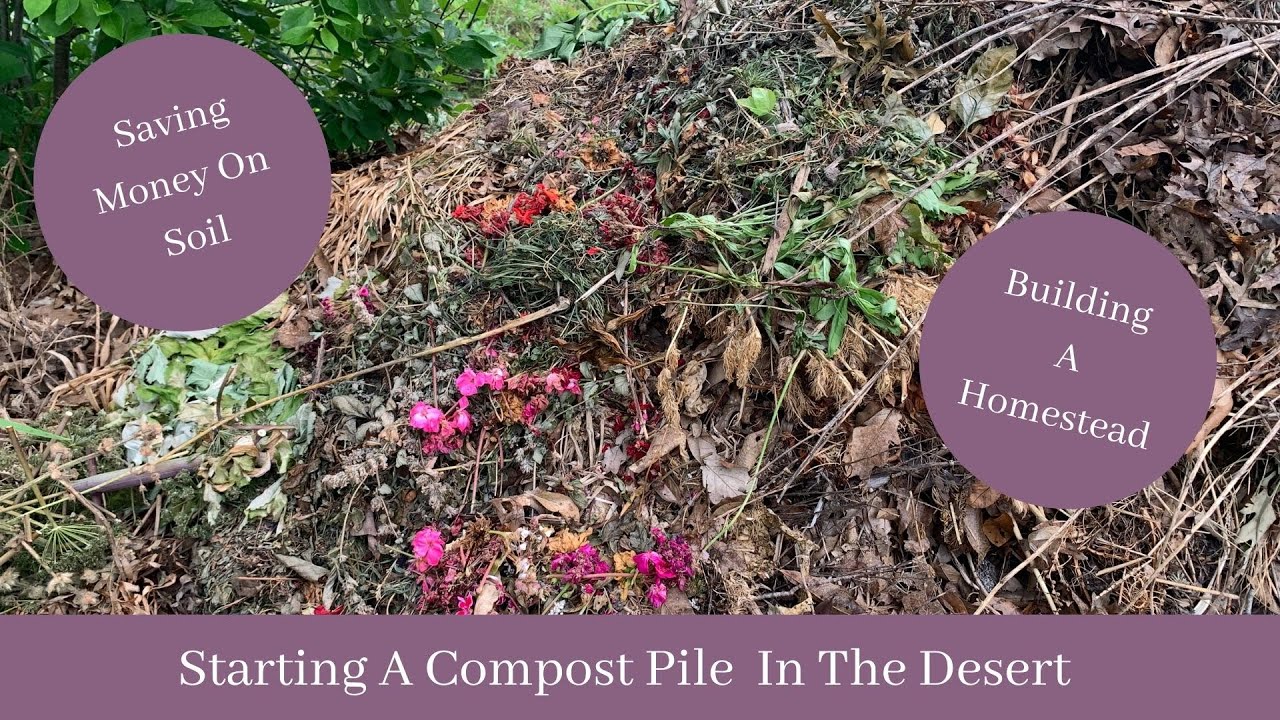 Starting A Compost Pile In The Desert- Saving Money On Soil - Building ...