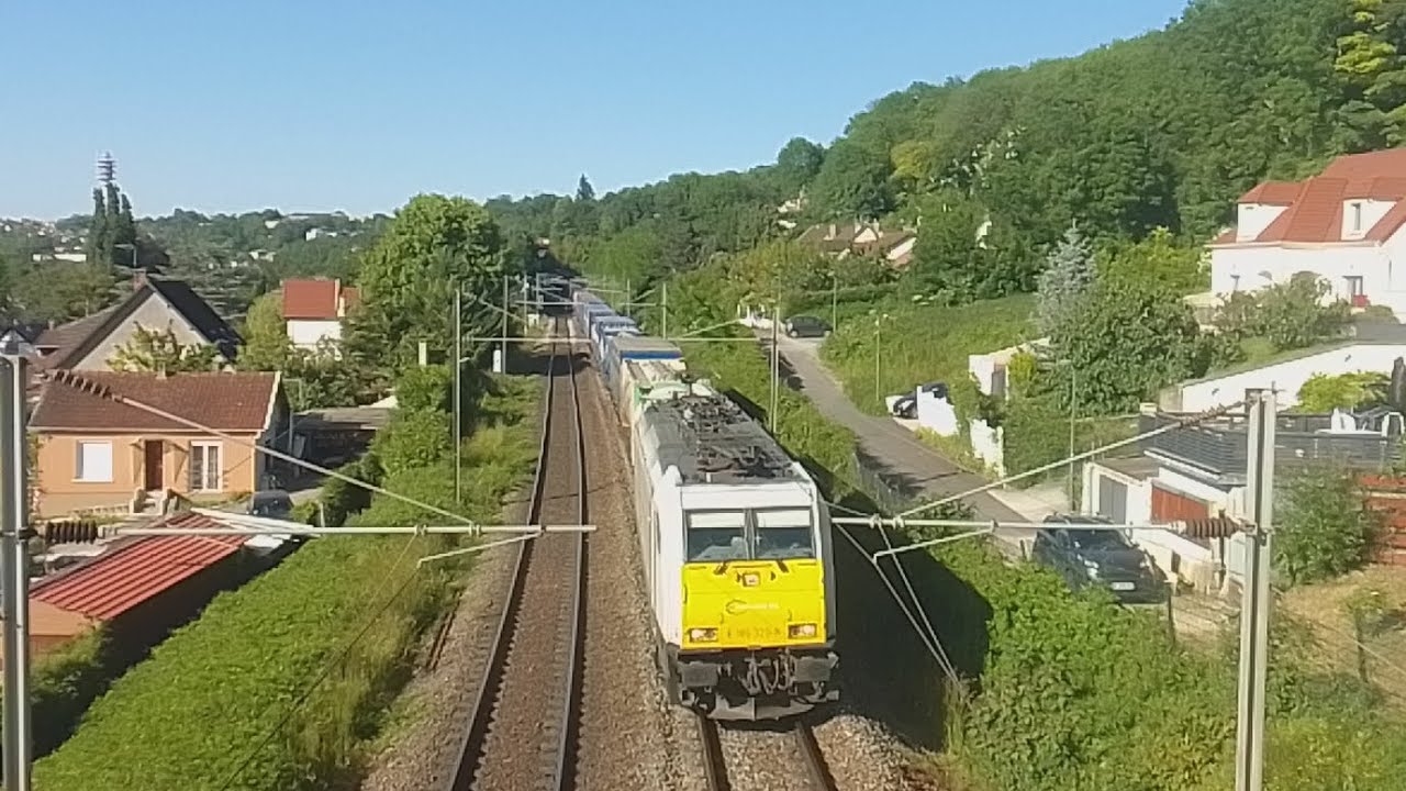 DB Cargo Ex Euro Cargo Rail ) Passage d'une BR186 Traxx ECR+ Combiné ...