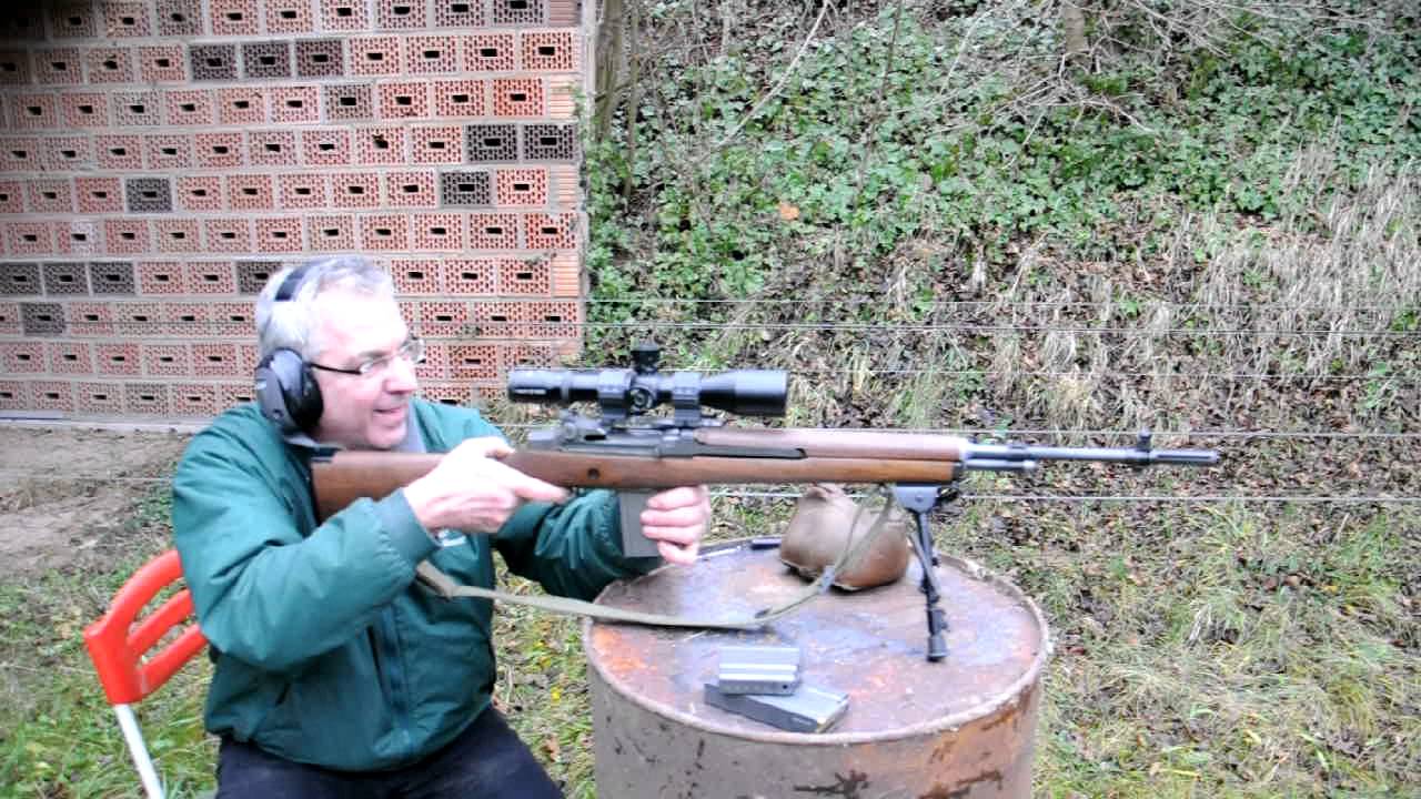 The Werle M1A - a modified M1 Garand - YouTube